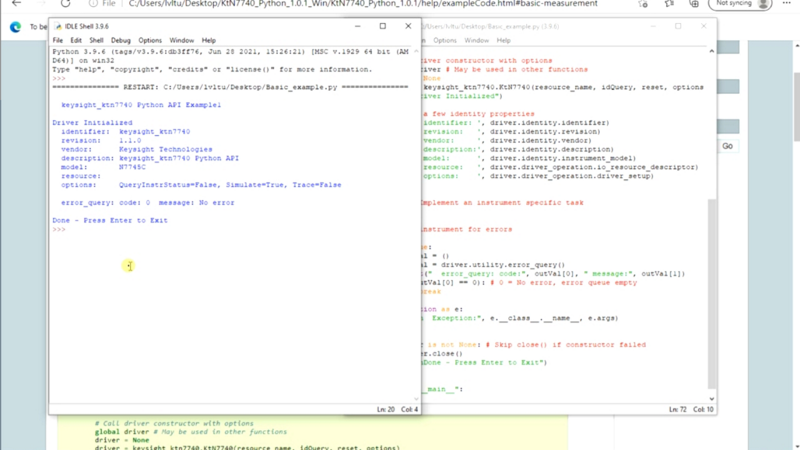 Python Instrument Drivers Source Package Installation Video | Keysight
